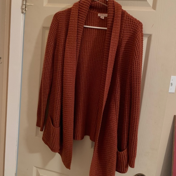 Mossimo Supply Co. | Sweaters | Dark Maroon Mossimo Cardigan With ...